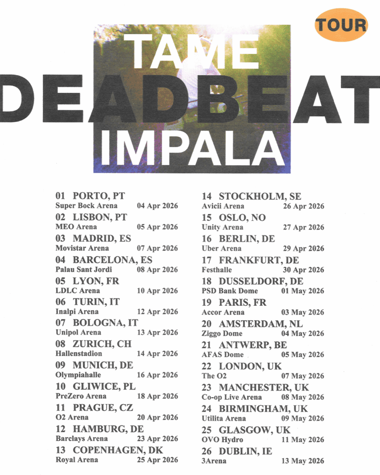 Tame Impala Go Dark on Dracula Ahead of New Album Deadbeat + 2026 Tour ...