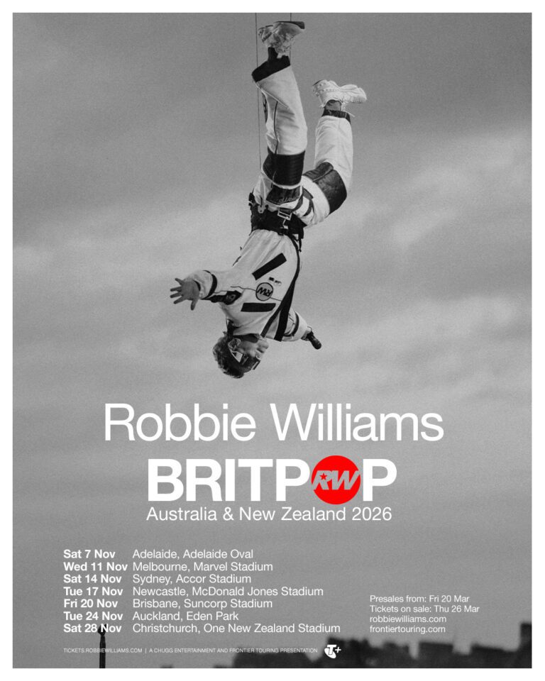 Robbie Williams Announces Massive ‘BRITPOP’ World Tour for Australia ...